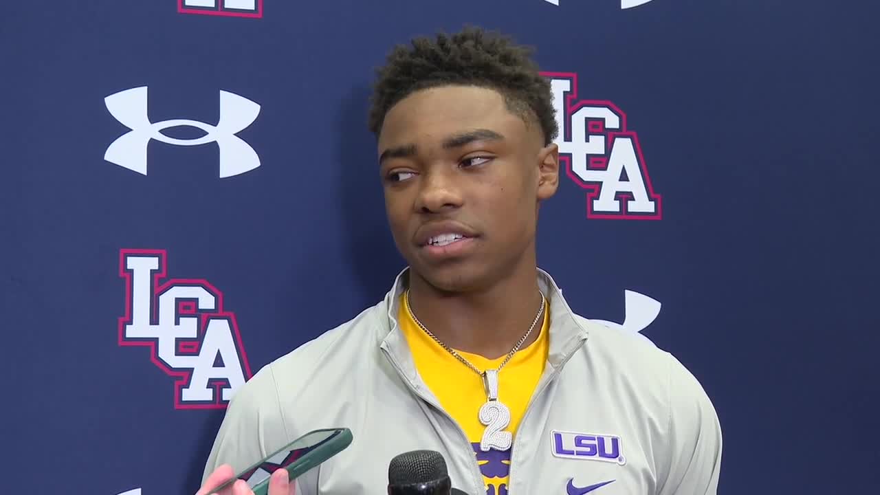 LCA WR Brayden Allen on signing with LSU