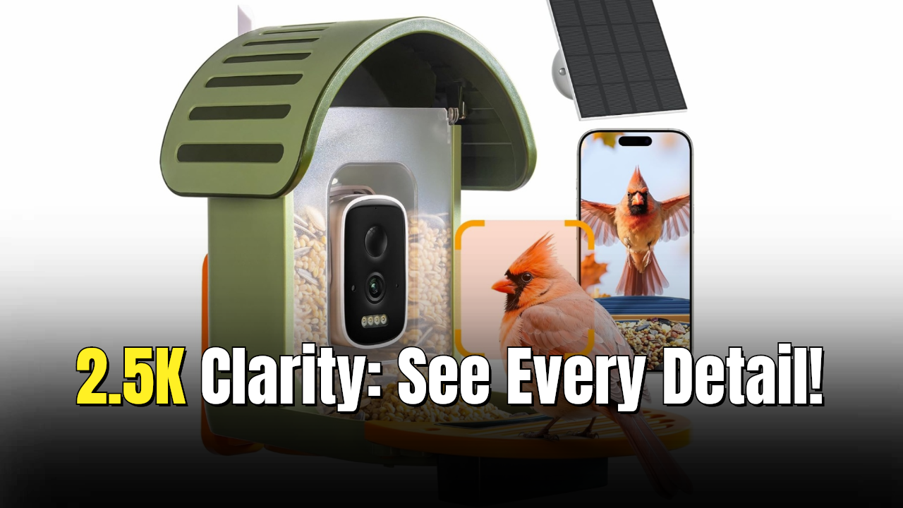 Vinguys smart bird feeder review: A 2.5K AI bird feeder with alerts ...