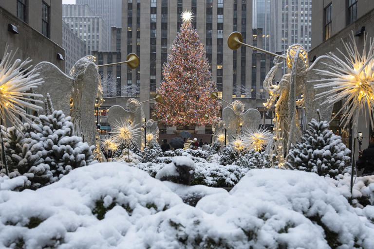 How big was the tallest Rockefeller Center Christmas tree ever?