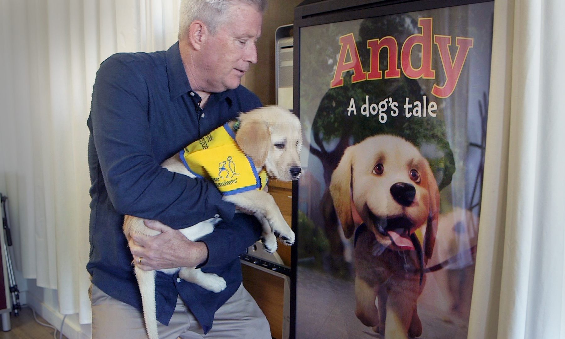 Legendary animator has puppy love for new character
