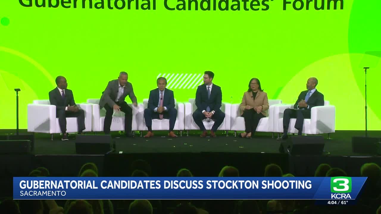 CA Governor candidates react to Stockton mass shooting, Newsom's response