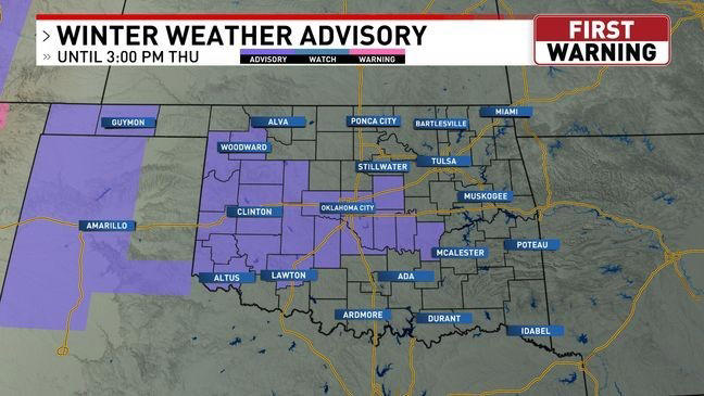 Winter weather impacts expected Thursday morning