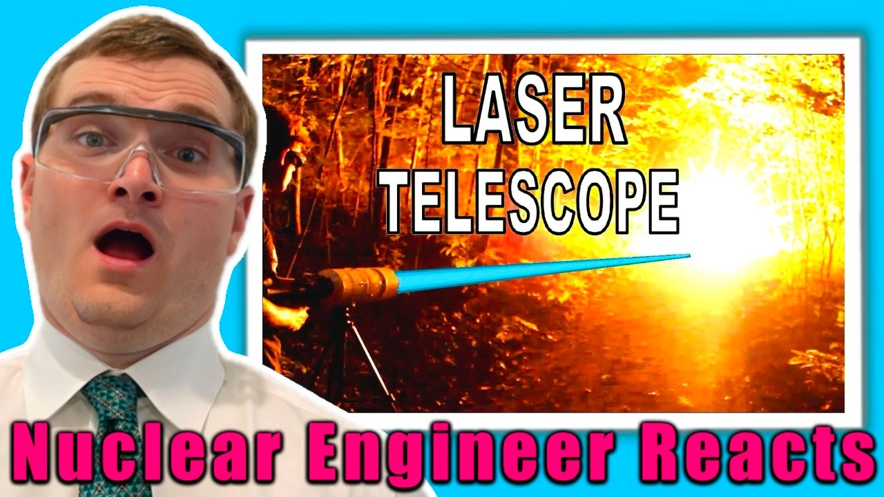 Laser telescope: A nuclear engineer reacts to Styropyro’s mind-blowing ...
