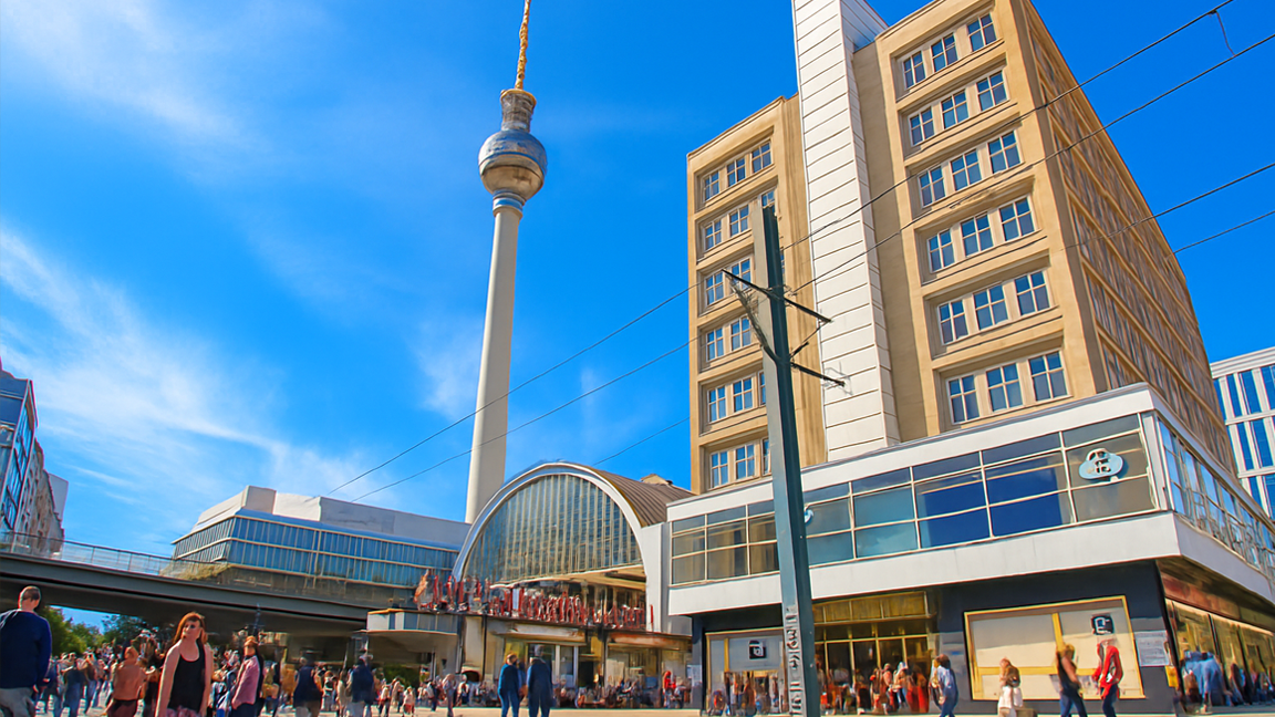 Walking through Berlin’s Alexanderplatz