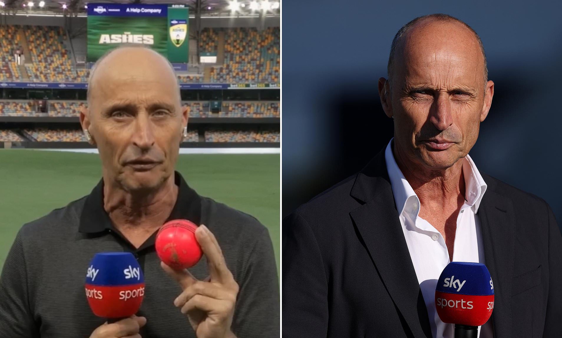 English cricket legend is refused entry to the Gabba just before the ...