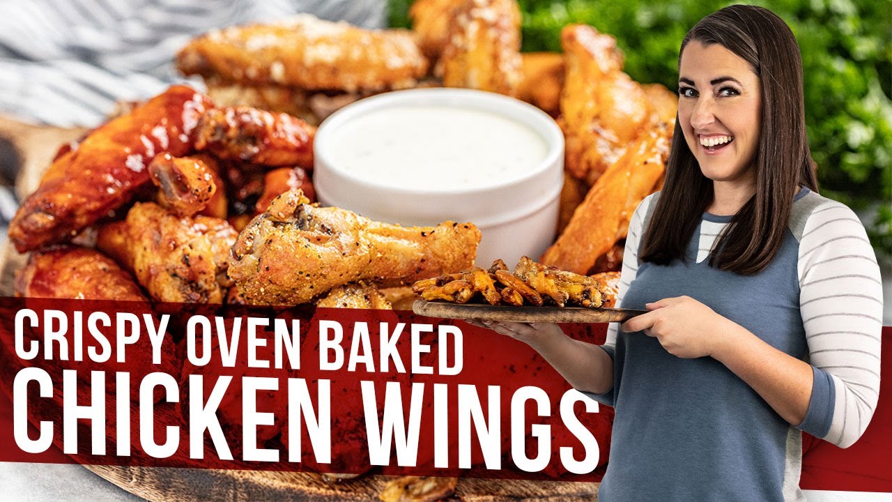 Crispy oven baked chicken wings