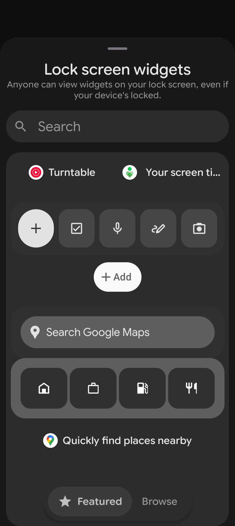 How to change your Google Pixel 10's lock screen widgets