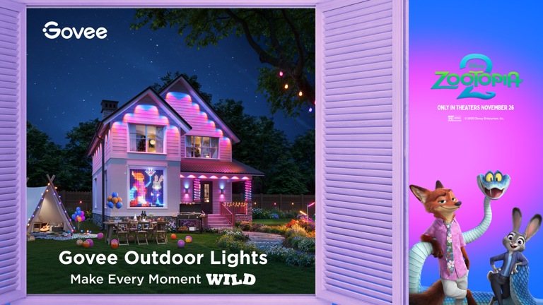 Govee collaborates with Disney’s Zootopia 2 to bring magical light to ...