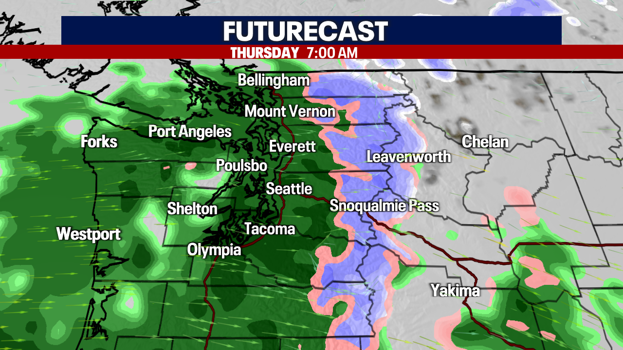 Seattle weather: Wet, warm and breezy Thursday into the weekend