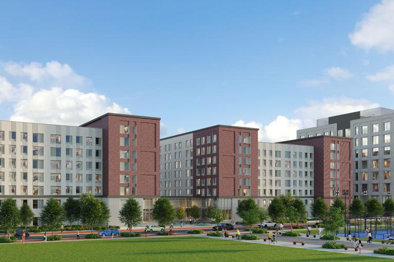 New CGIs show 'inside' huge student flats block in Brabazon