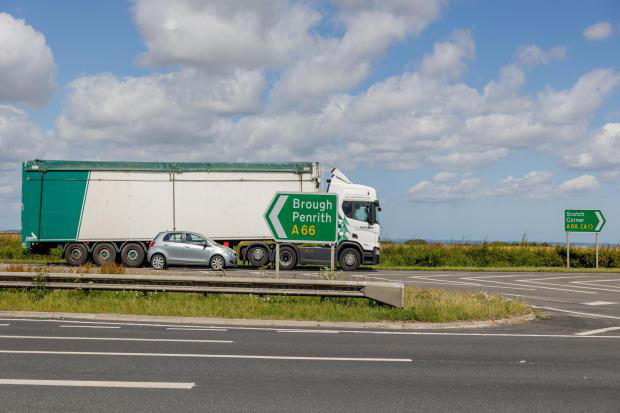 A66 in County Durham closed in both directions as Met Office snow ...