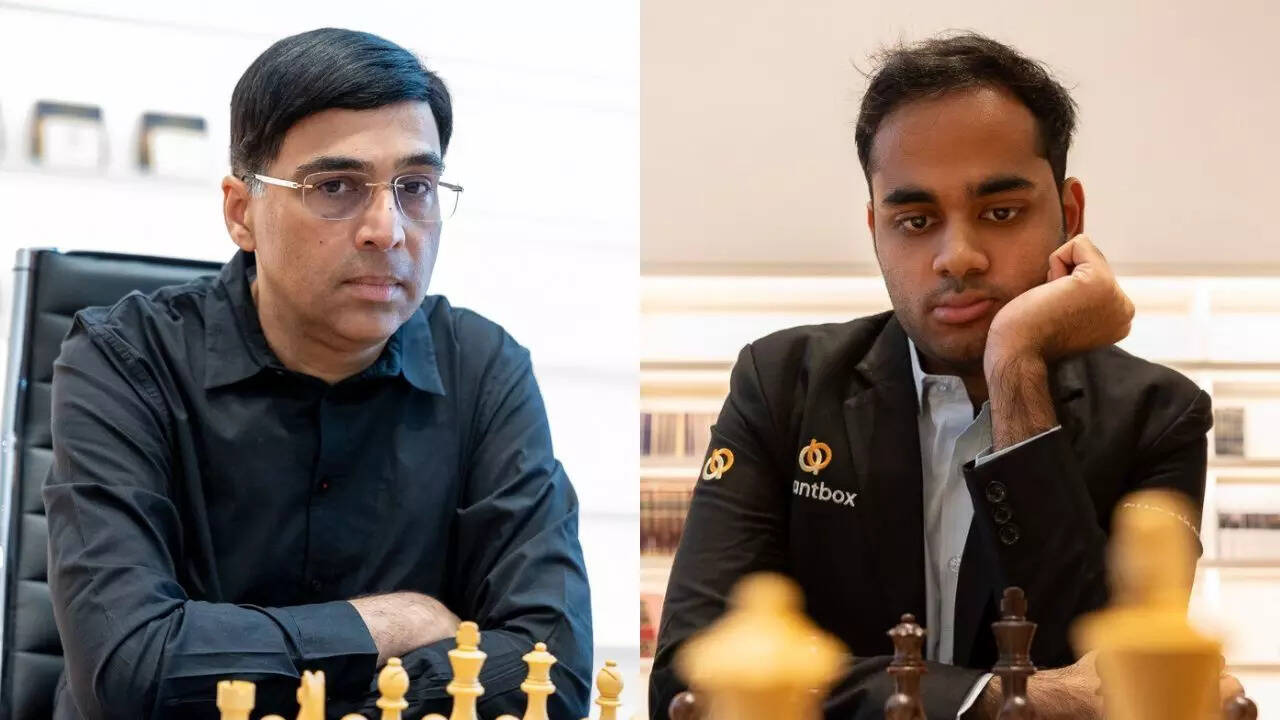 Arjun Erigaisi defeats chess legend Viswanathan Anand in the Jerusalem ...
