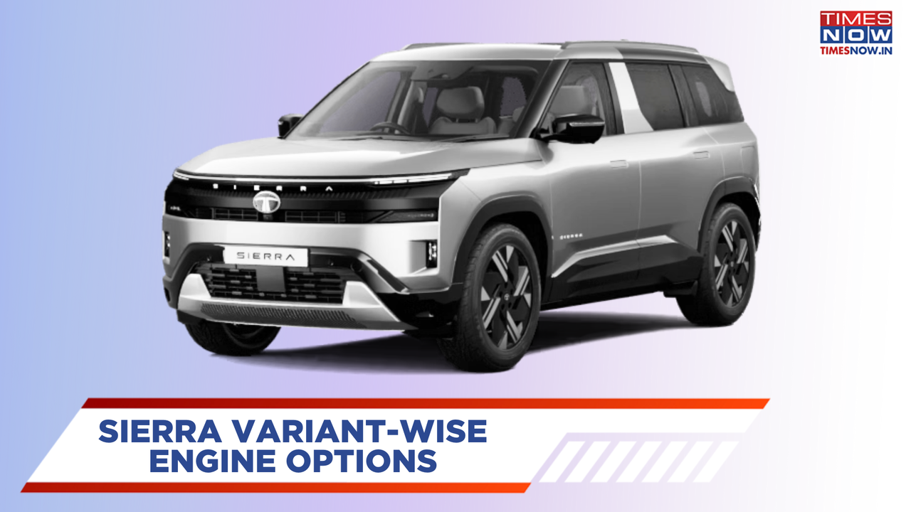 Tata Sierra variant-wise engine options explained - petrol vs diesel