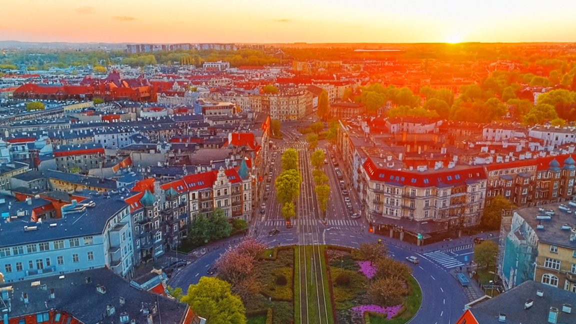 Szczecin von oben: Die Schönheit der Stadt entdecken