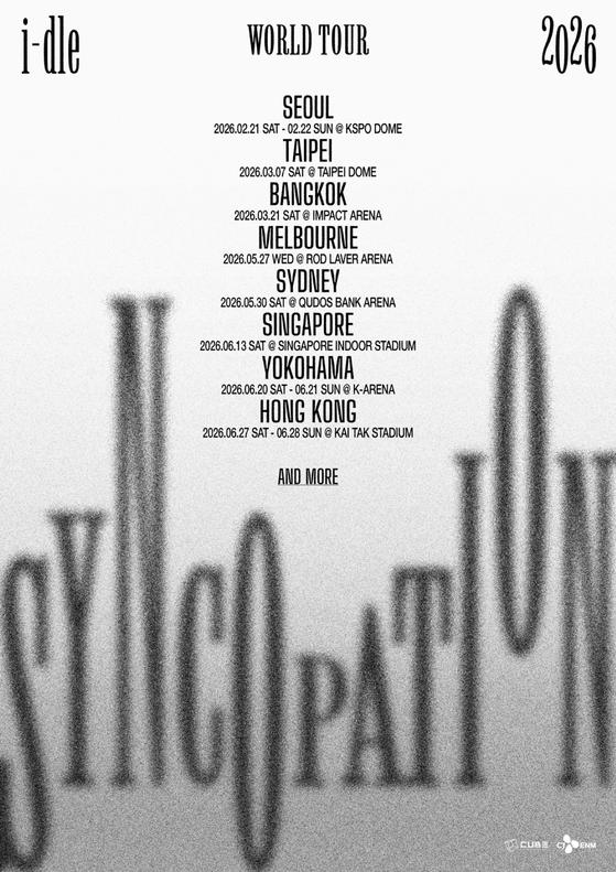 Girl group i-dle to embark on 'Syncopation' world tour next year