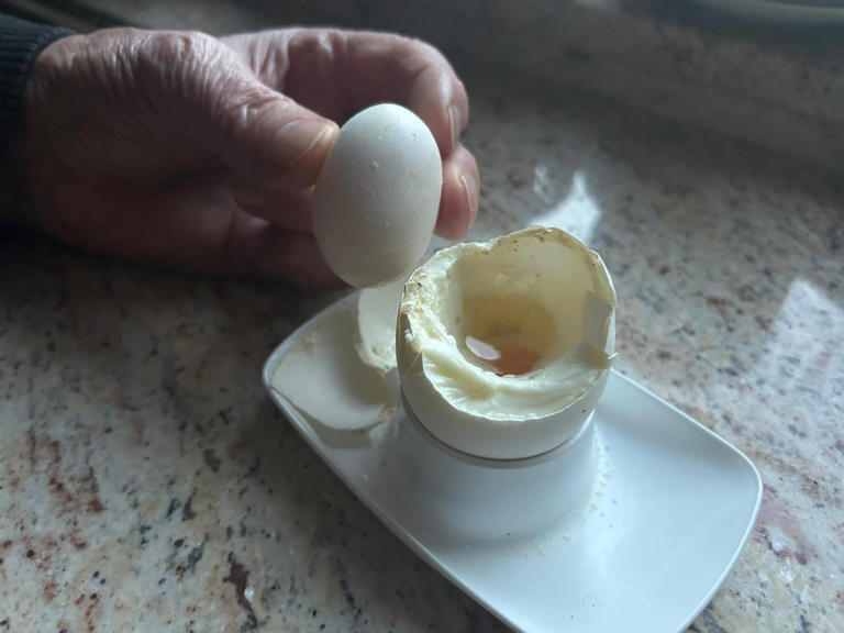 Extrem selten: Die doppelte Ei-Überraschung am Frühstückstisch