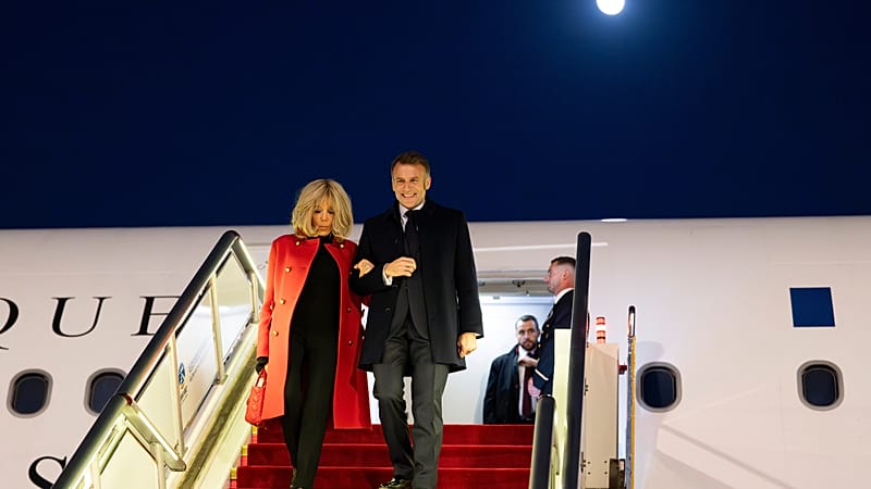 Macron welcomed in China for talks with Xi on trade ties and the war in ...