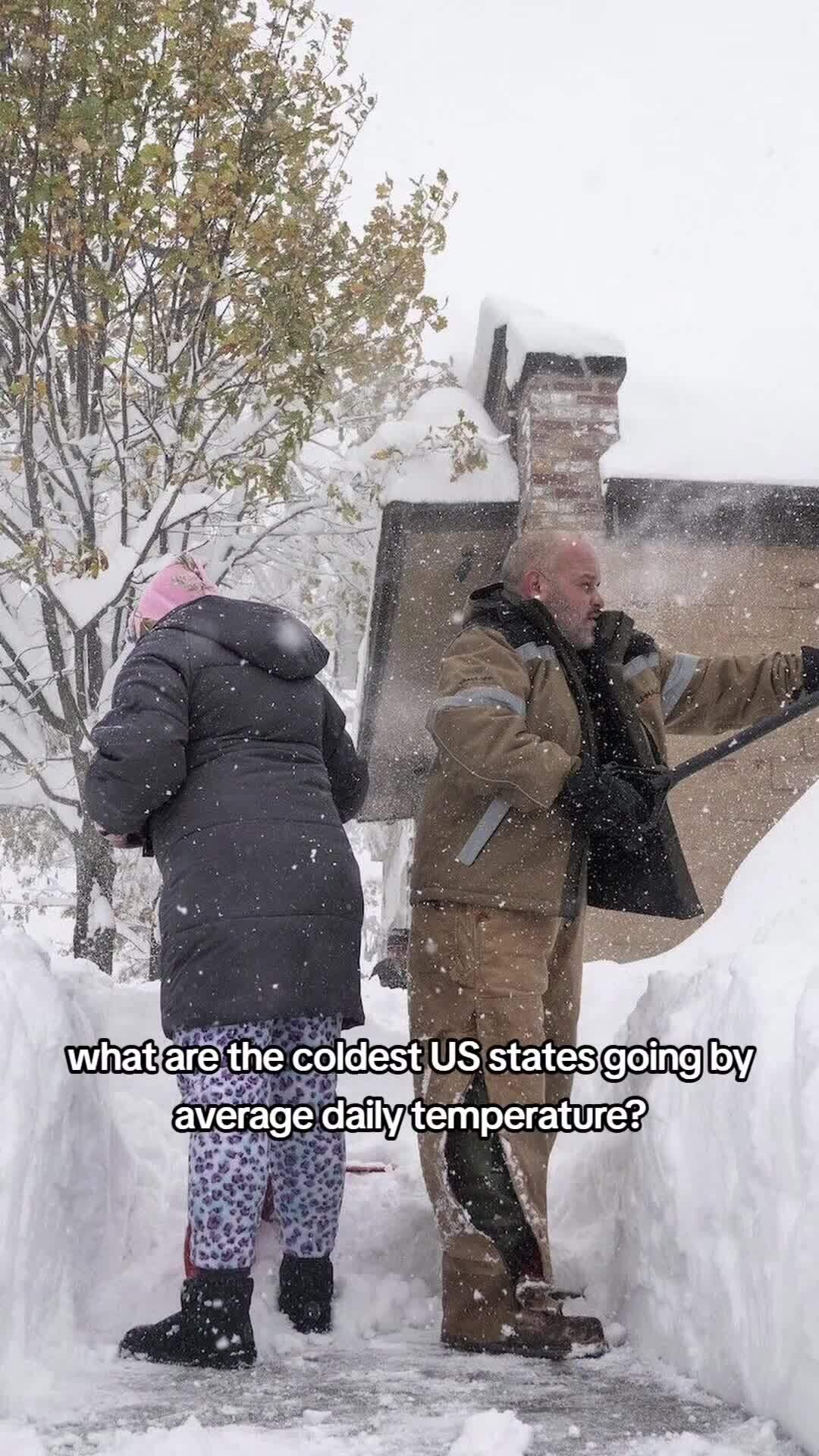 The coldest US states #geography