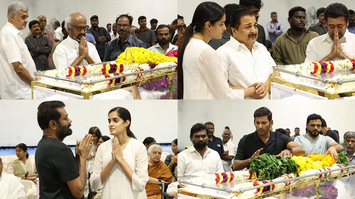 Rajinikanth, Sivakumar, Suriya, Vishal and more pay homage to AVM Saravanan