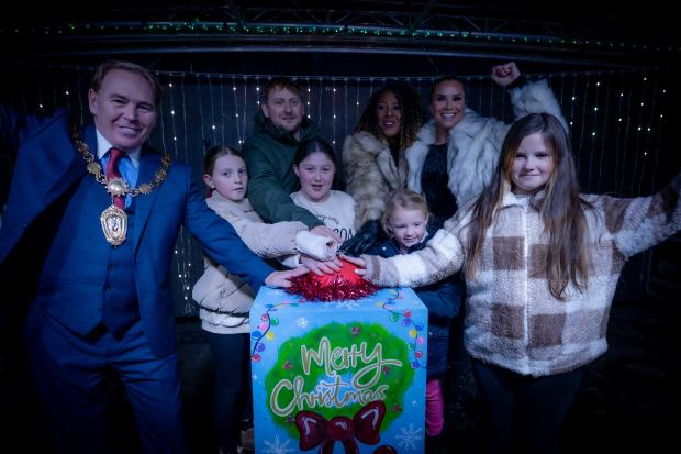 Christmas comes early to Cumbrian town with thousands lighting up the ...