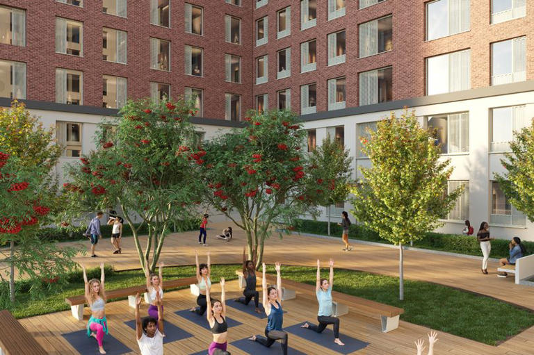 New CGIs show 'inside' huge student flats block in Brabazon