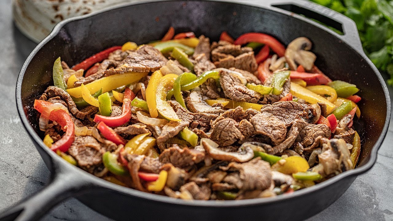 How to make 20 minute steak fajitas