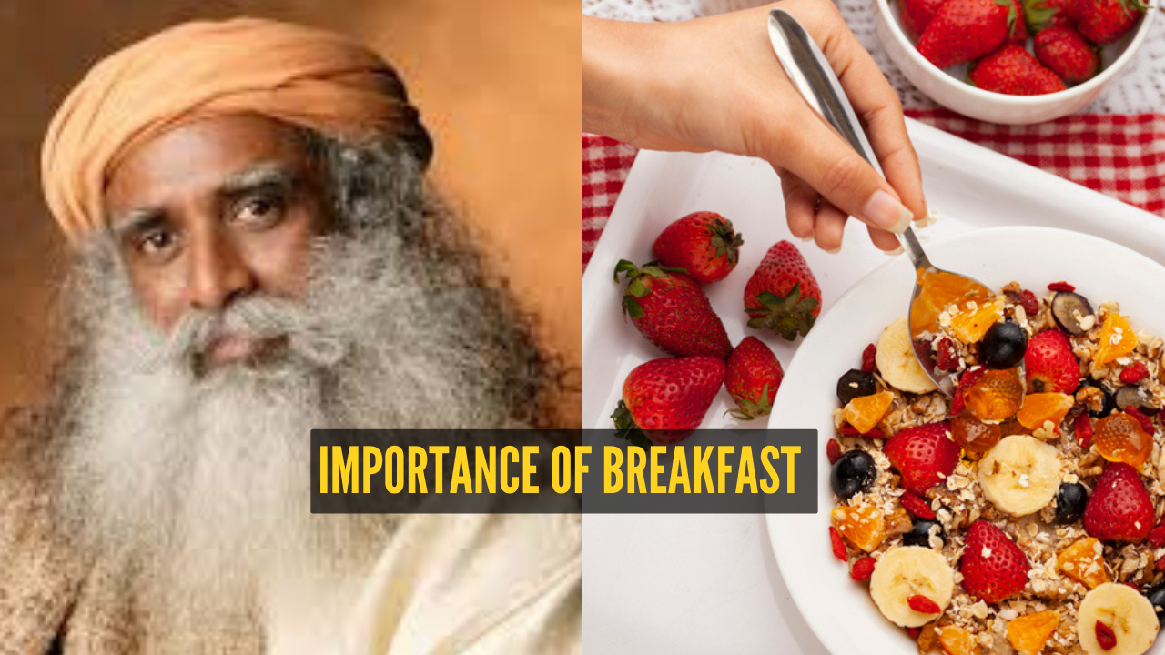 Sadhguru consumes these 3 foods to control blood sugar for breakfast ...