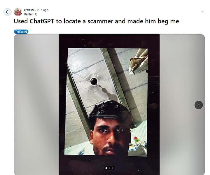 Scammer hunted down with ChatGPT, forced to apologise; AI outsmarts ...