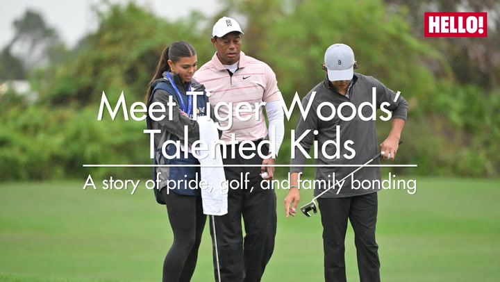 Watch: Meet Tiger Woods' two talented kids Sam and Charlie