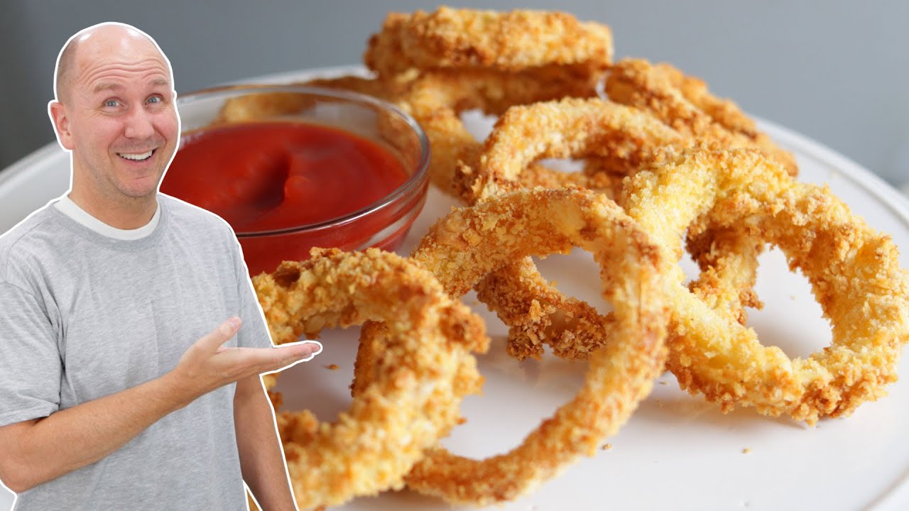 Air fryer onion rings