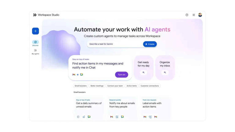 Workspace Studio explained: AI agents will automate more work, believes ...