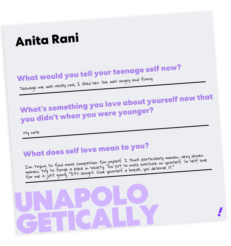 She went 'off script' – and it changed everything. Anita Rani on living ...