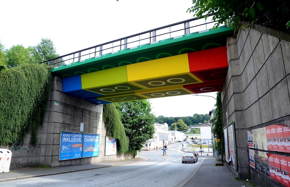 The story behind the colorful Lego bridges in Wuppertal