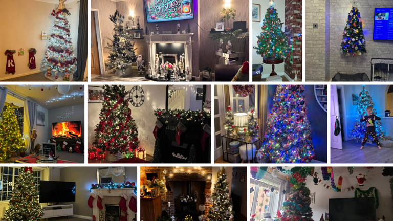 15 stunning photos of Christmas decorations from our readers in Derbyshire