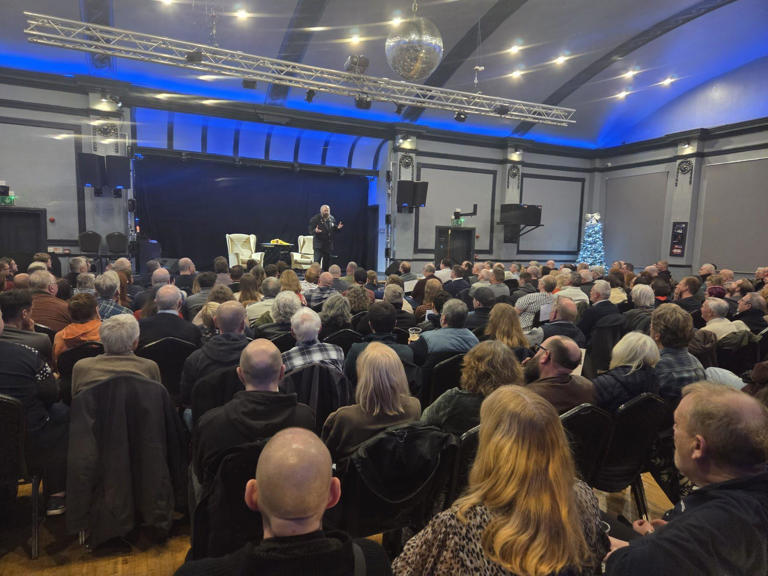 Brian Blessed delights a full house at the Empress Ballroom