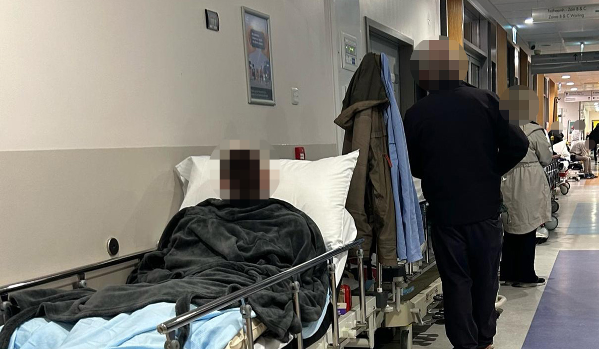 Shocking images show reality of overcrowded healthcare system