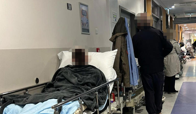 Shocking images show reality of overcrowded healthcare system