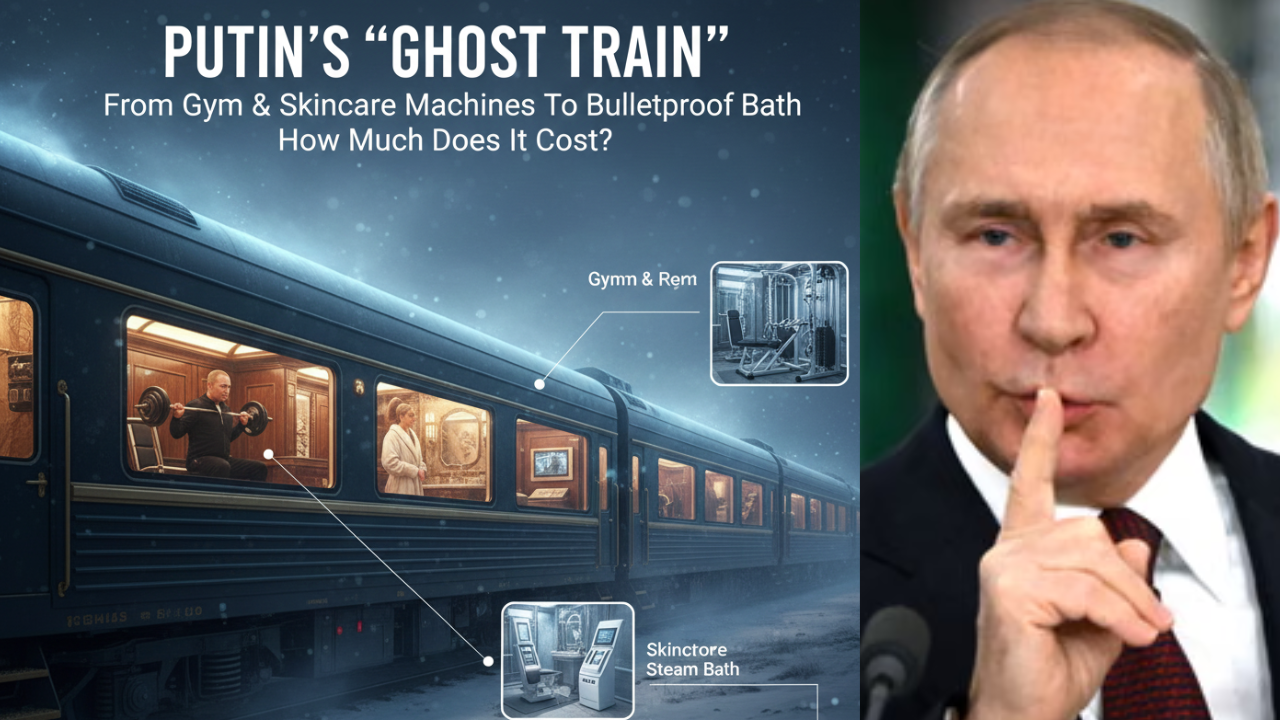 Putin's 'ghost train': From gym & skincare machines to bulletproof ...