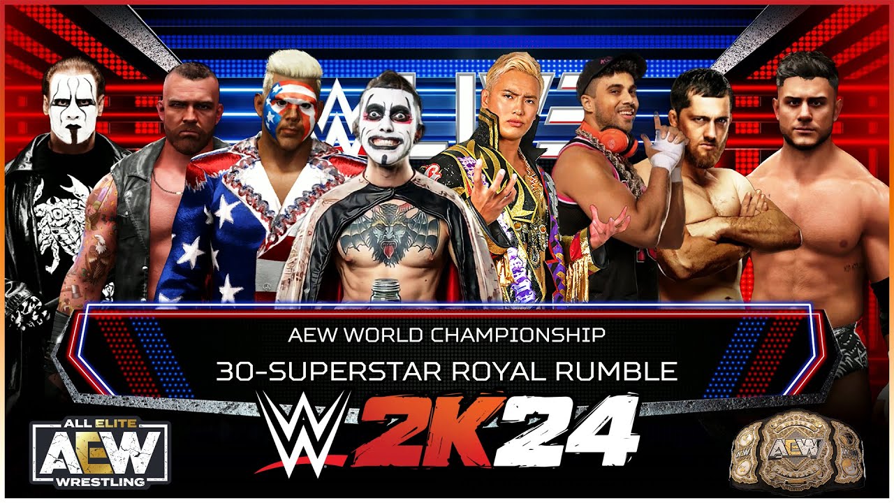 WWE 2K24 - AEW Royal Rumble