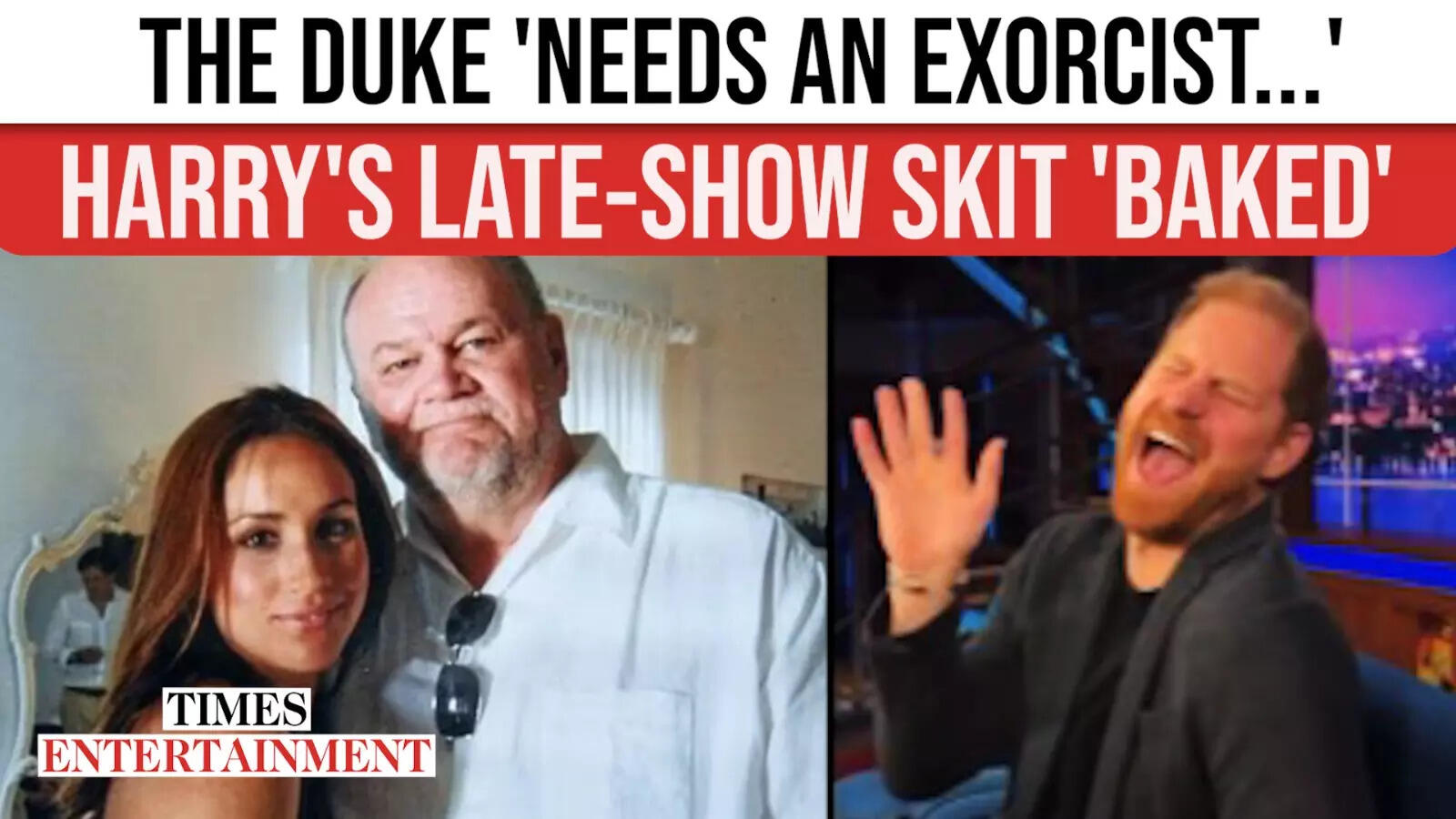 Prince Harry trolled for Colbert 'bake' skit as Meghan Markle IG post ...