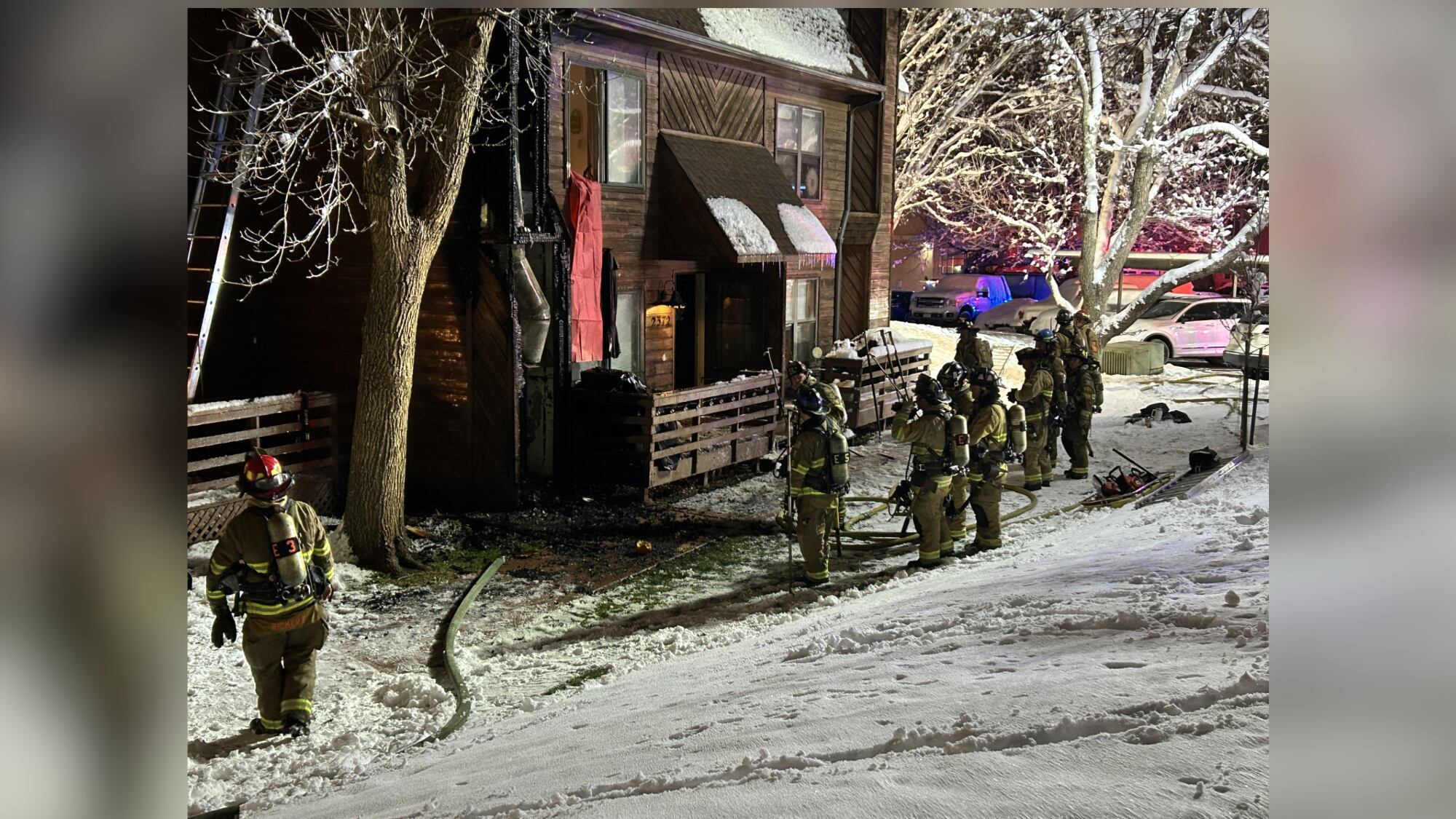 2 displaced after structure fire at Colorado Springs townhouse complex