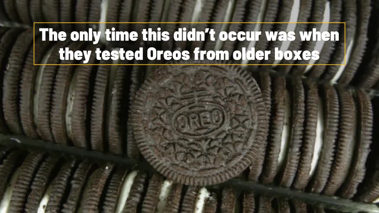 The reason Oreo cream sticks to just one wafer