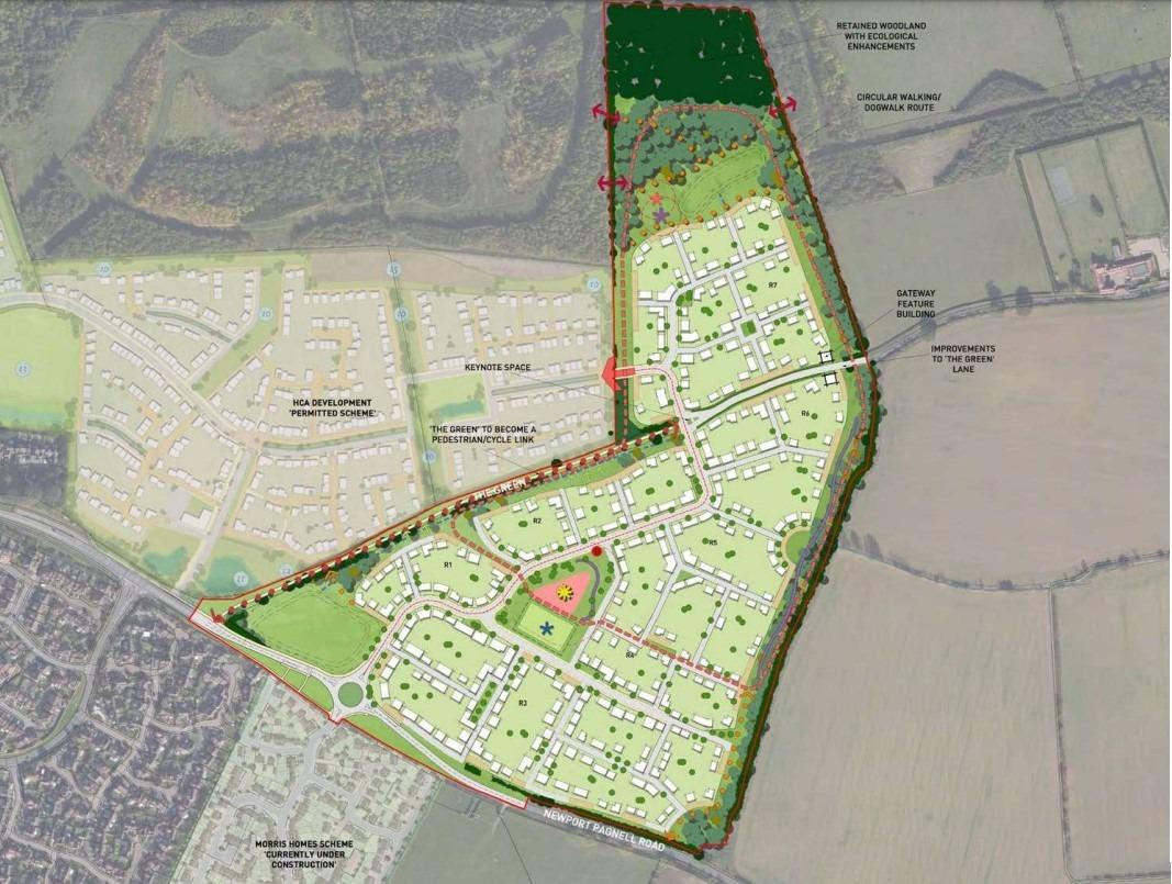 Update on plans for 525 new homes near Northampton included in latest ...