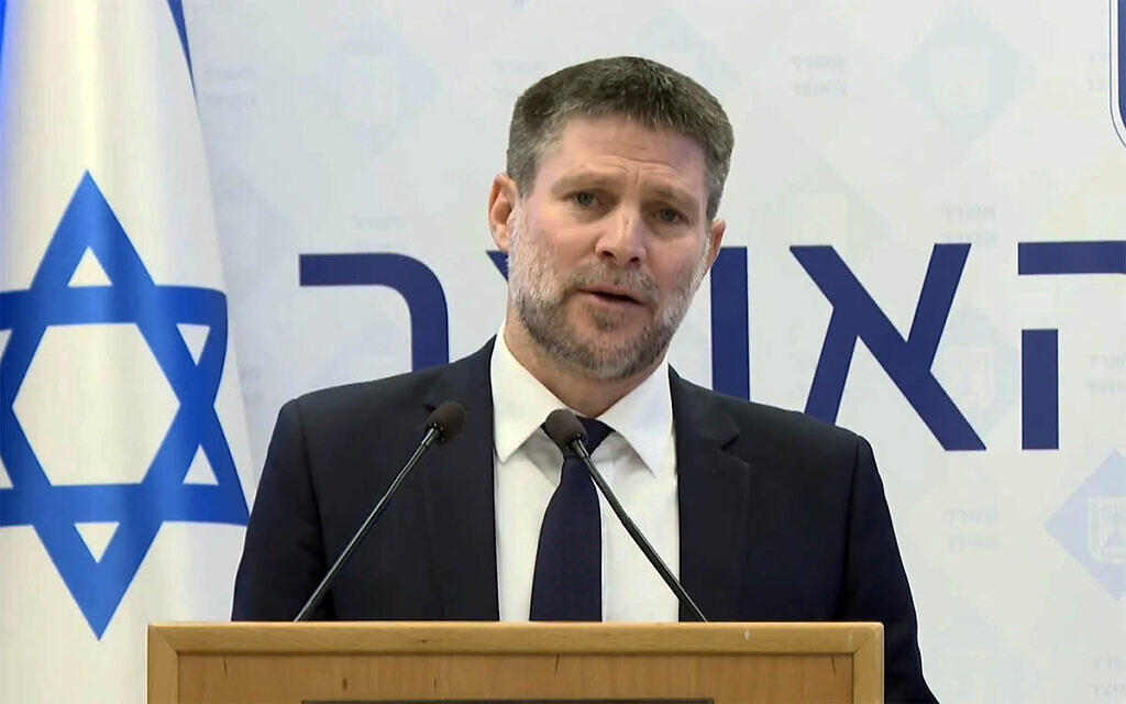 Smotrich appears to say Israel will 'certainly' defeat Hamas before ...