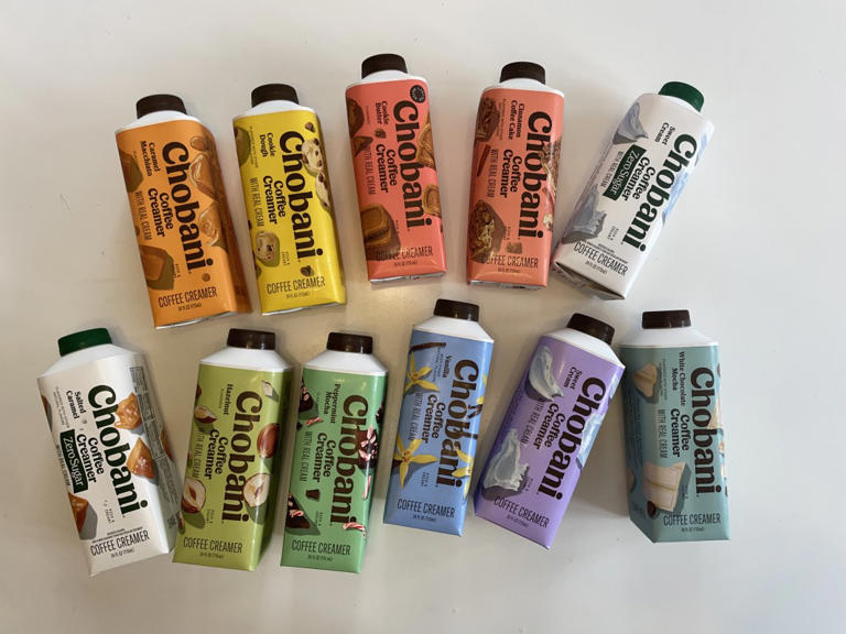 I tried every flavor of Chobani coffee creamer to find the best one for ...