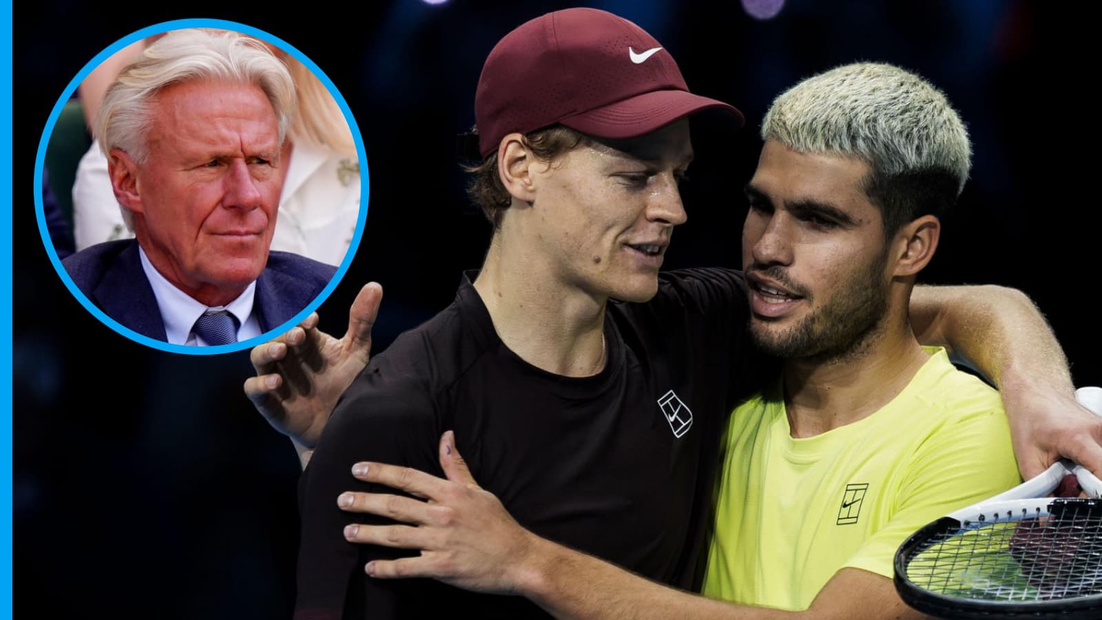 Bjorn Borg picks between Carlos Alcaraz & Jannik Sinner and never ...