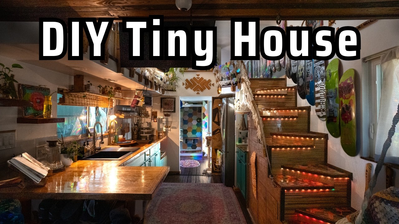 A tiny house tour: creative living in 360 sqft