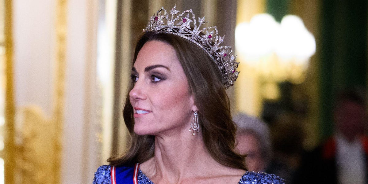 Princess of Wales' goddess waves and rare 2,600-diamond tiara is her ...