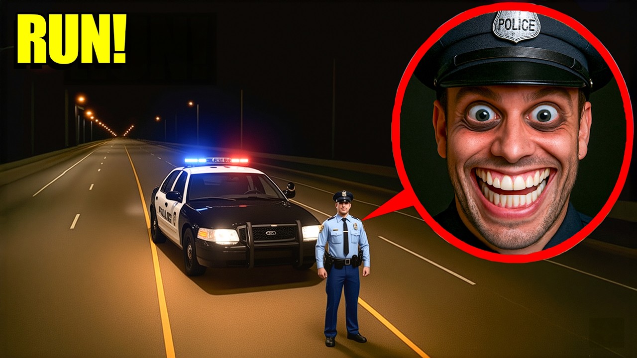 What to do if a policeman starts smiling at you in public