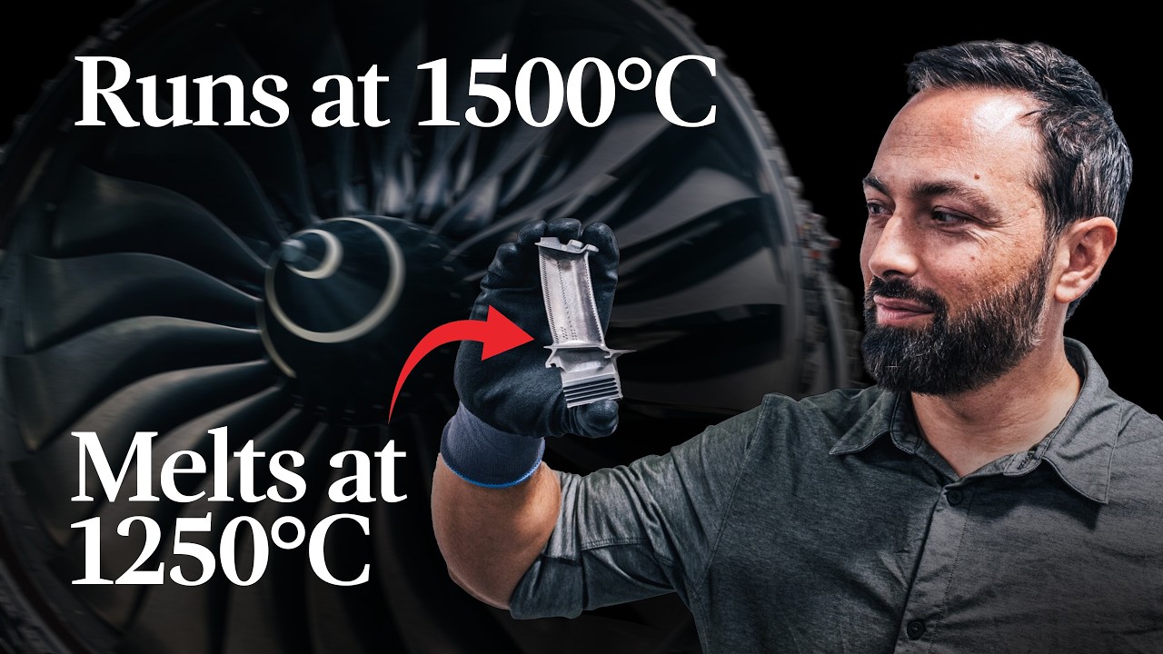 What makes jet engines strong enough to survive temperatures that kill ...